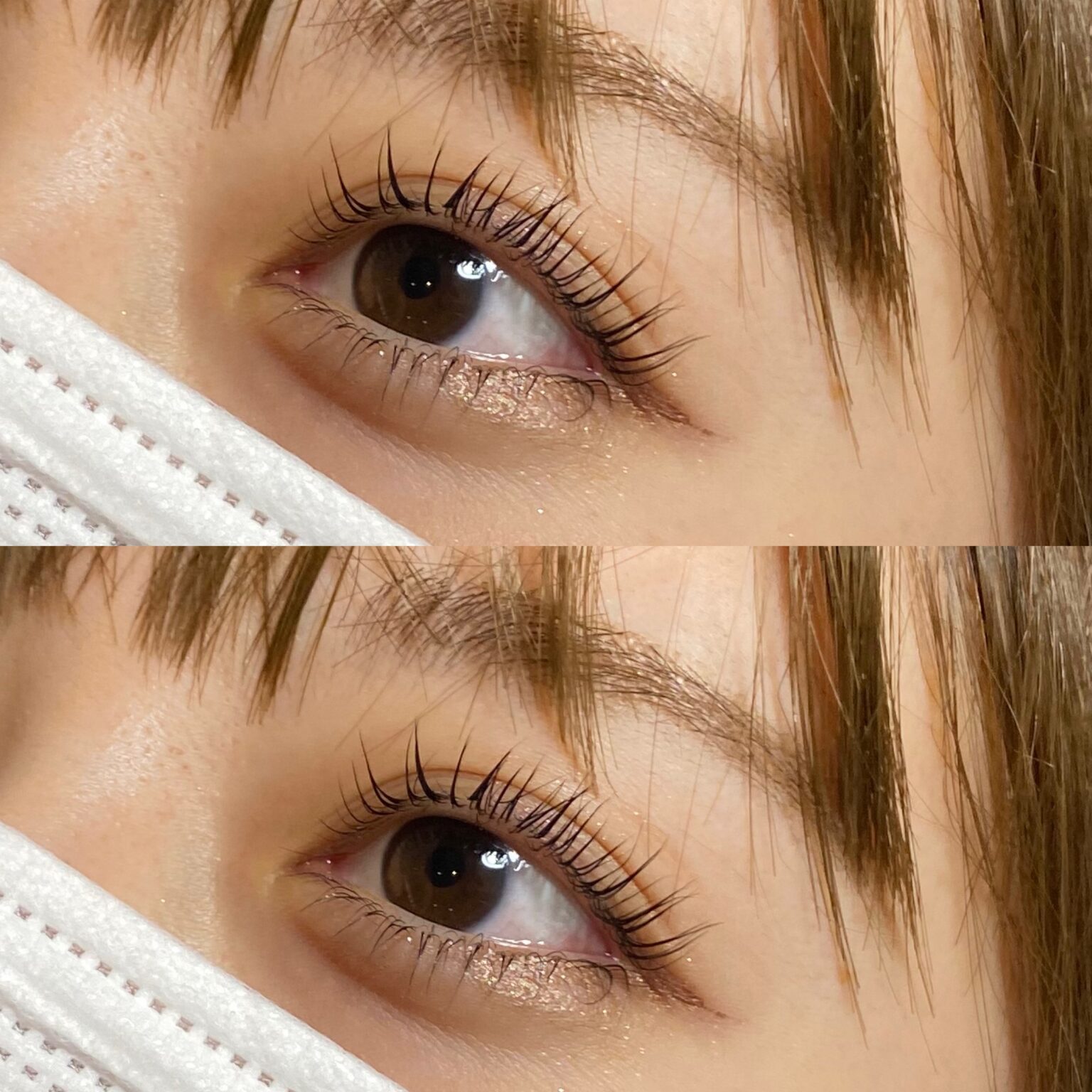 マツ育しながらダメージレスまつ毛パーマ♪